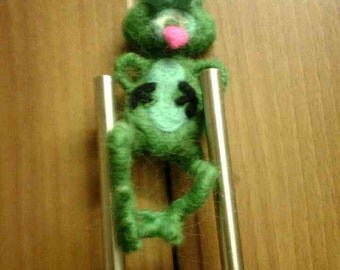 Needle felted frog | Etsy