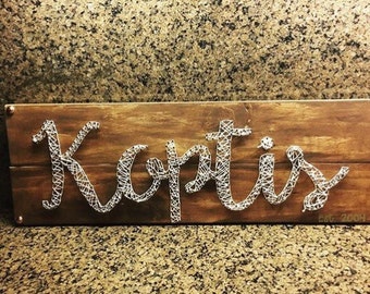 String art word | Etsy