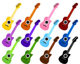 Guitar clipart | Etsy