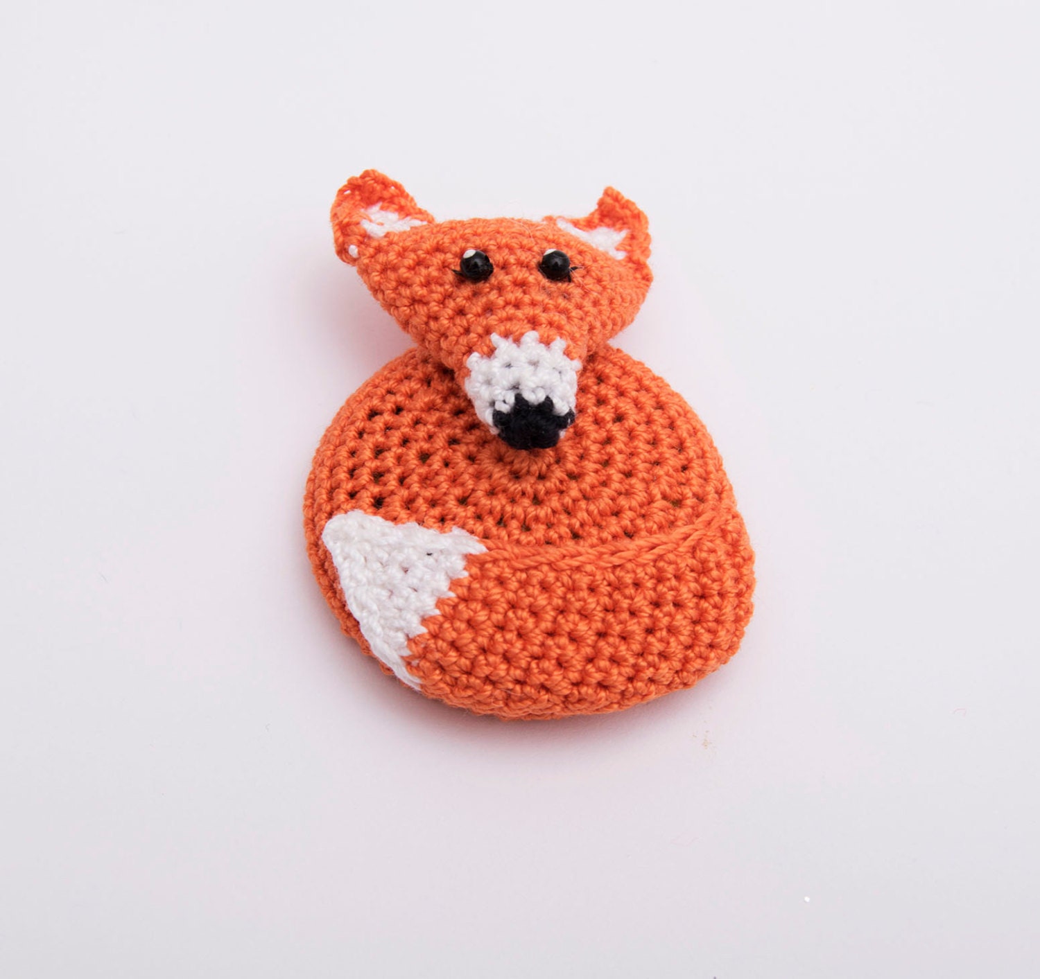 Fox magnet Knitted fox Fridge magnet Kitchen decor Fox decor