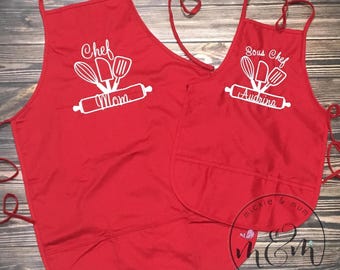 Matching aprons | Etsy