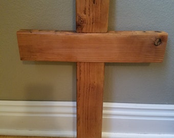 Large wooden cross | Etsy