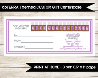 Doterra business cards | Etsy