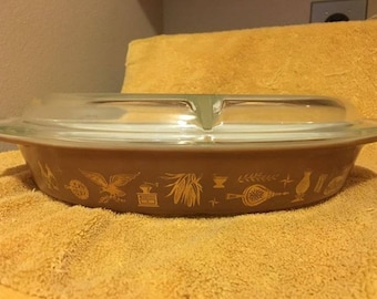 Pyrex early american | Etsy
