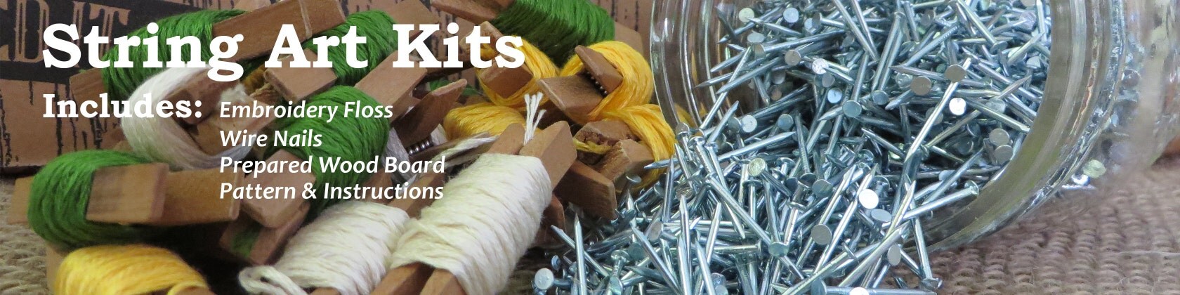 Fun and Beautiful DIY String Art Kits by StringoftheArt on Etsy