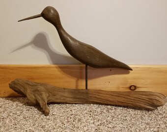 Carved shore birds | Etsy