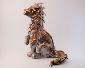 Wolf figurine | Etsy