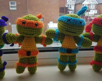 Crochet ninja turtle | Etsy