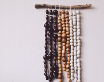Items similar to Hand beaded wall hanging on Etsy