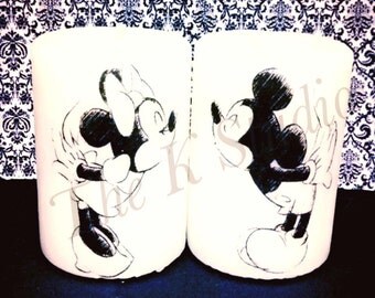 Minnie mouse candle | Etsy