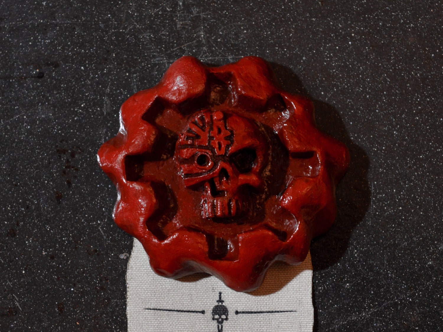Purity seal WarHammer WarHammer 40k WH40k Skull Rosette