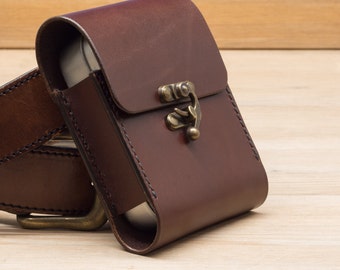 Leather belt pouch | Etsy