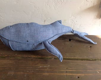 Denim whale | Etsy