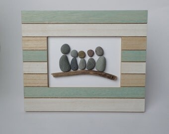 Sea glass frame | Etsy