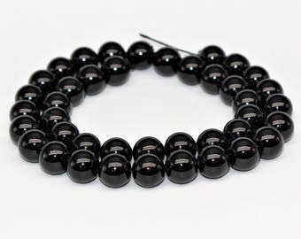 Black tourmaline necklace | Etsy