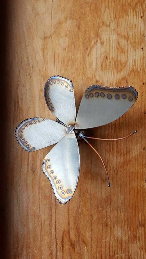 Metal Butterfly Sculpture, Scrap Art, Scrap metal, Stainless Butterfly ...