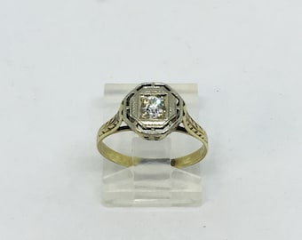 18kt gold ring | Etsy