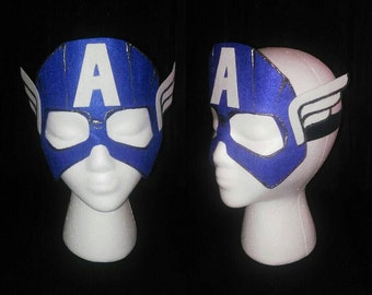 Captain america mask | Etsy