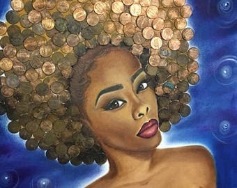 Afro art | Etsy