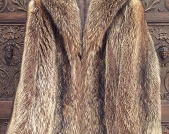 Items similar to vintage fitch fur coat on sale on Etsy
