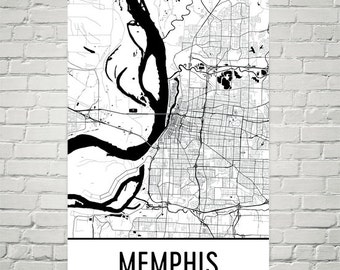 Memphis TN Design Print Memphis Art Tennessee Travel Poster