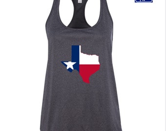 Items similar to Monogrammed Texas Tank Top on Etsy