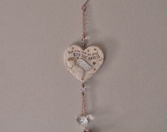 Angel cat statue | Etsy