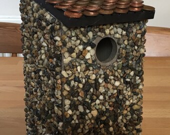 Stone birdhouse | Etsy