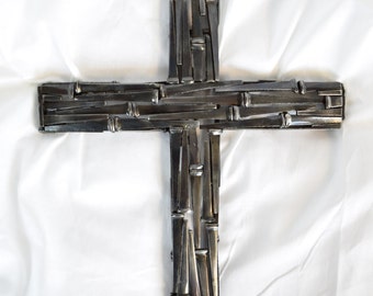 Cross made of nails | Etsy