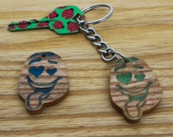 Emoji keychain | Etsy