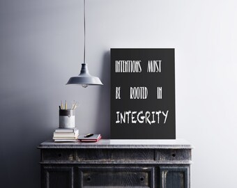 Integrity quotes | Etsy
