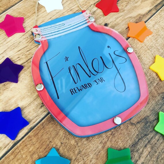 Reward Jar system personalised for children for good