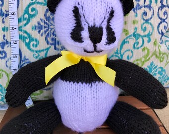 PATTERN Knitted Panda Hat