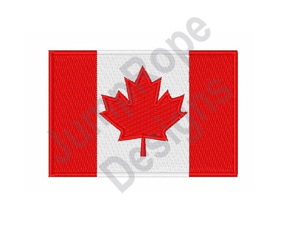 Canadian Flag Machine Embroidery Design