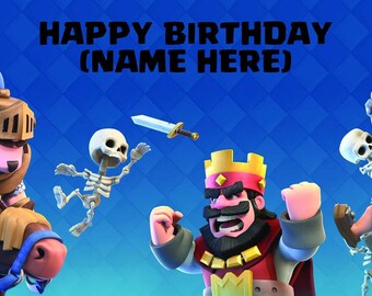 Clash birthday | Etsy