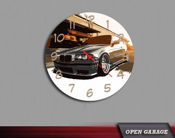 Bmw wall clock | Etsy