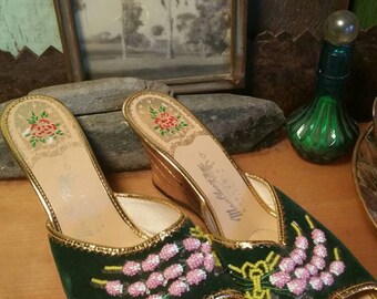 Boudoir slippers | Etsy