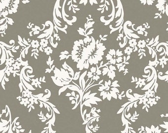 White damask fabric | Etsy