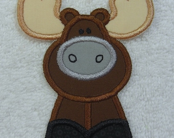 Moose applique | Etsy