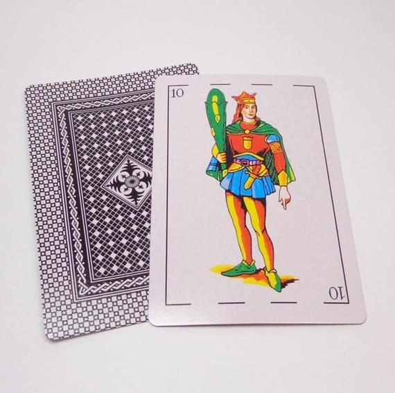 Traditional Spanish or Mexican Playing Cards, 50 Cards, Extra Large ...