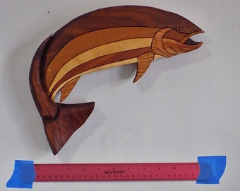 Wooden intarsia | Etsy