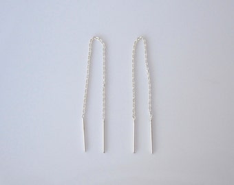 Thread earrings | Etsy