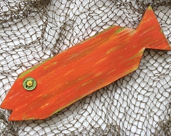 Folk art fish | Etsy
