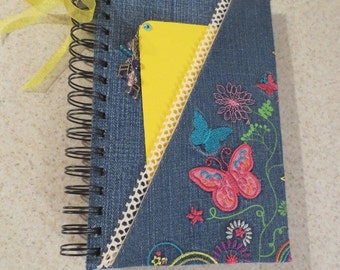 Denim notebook | Etsy