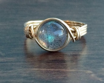 Unique labradorite jewelry related items | Etsy