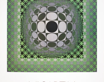 Victor vasarely | Etsy