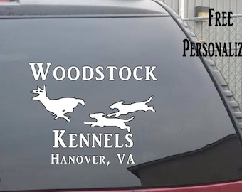 Hunting dog sticker | Etsy