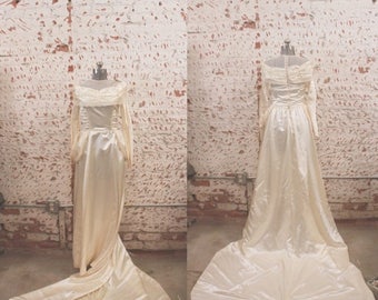 Liquid satin dress | Etsy