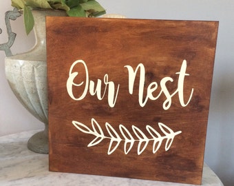 Painted wood signs | Etsy