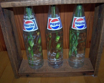 Glass pepsi bottle | Etsy